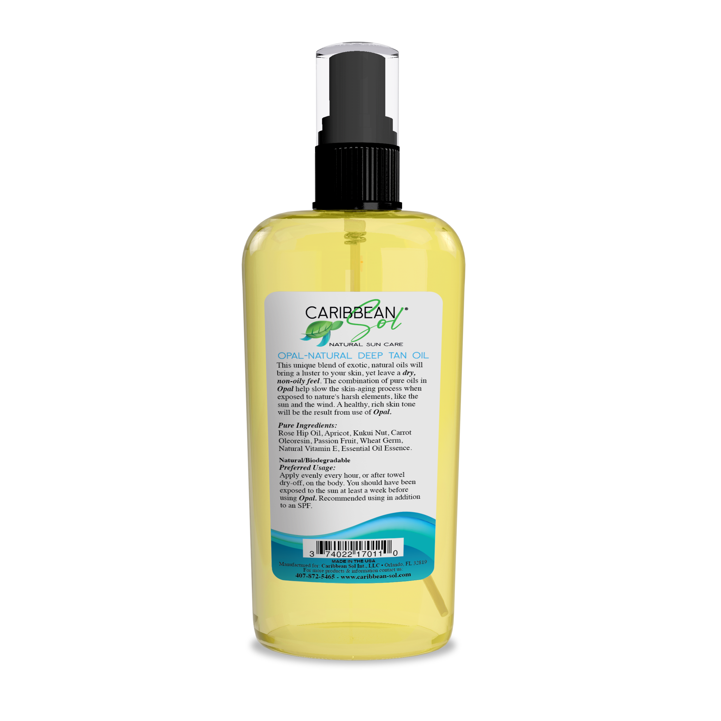 Caribbean Sol Opal Oil | Natural Moisturizer and Enhancer – Caribbean ...